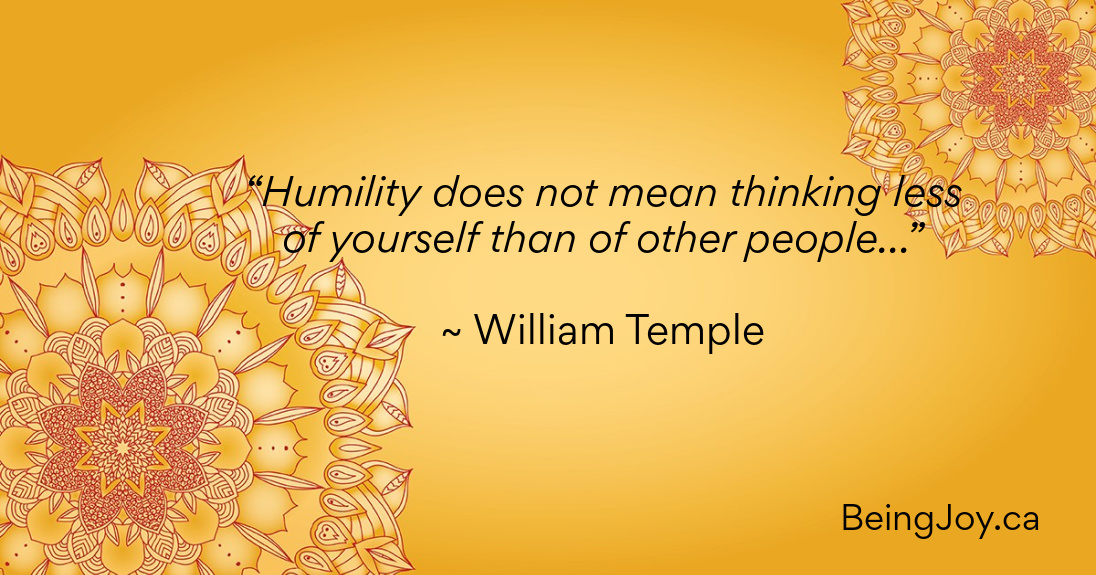 What does humility look like to you?